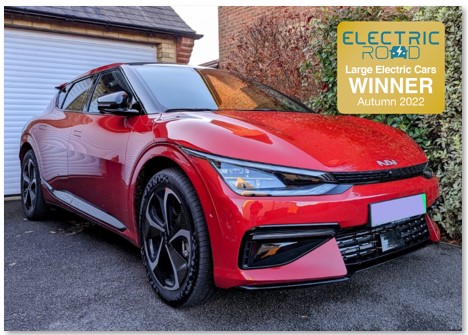 Top 5 Large Electric Cars - Autumn 2022 - Electric Road